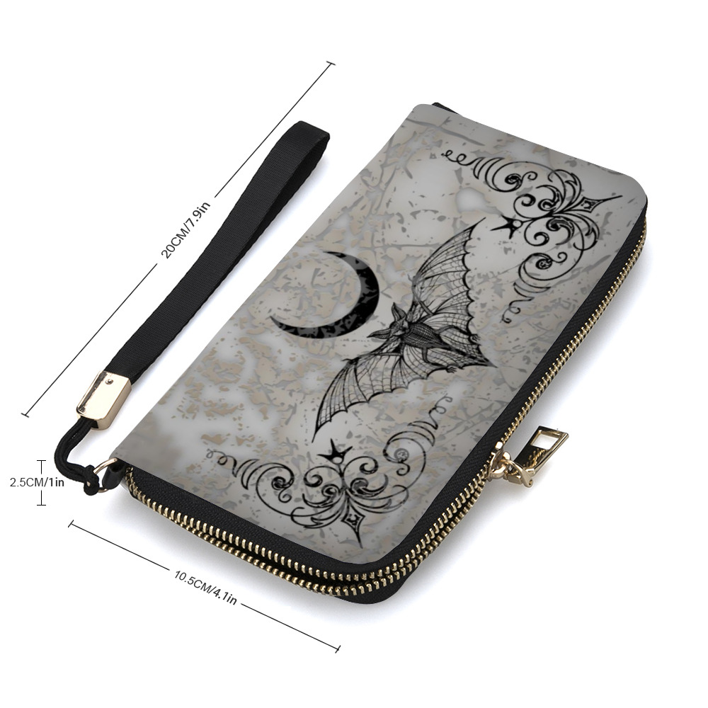 Vegan Leather Wallet - Gothic Wallet - Bat Wallet - ALTstyled ...