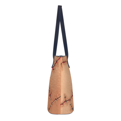 Stitched Human Skin - Vegan Leather Horror Tote Bag - V1 - ALTstyled ...